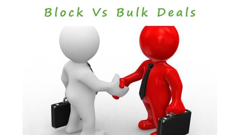 What is block and bulk deals? - Market Mantra